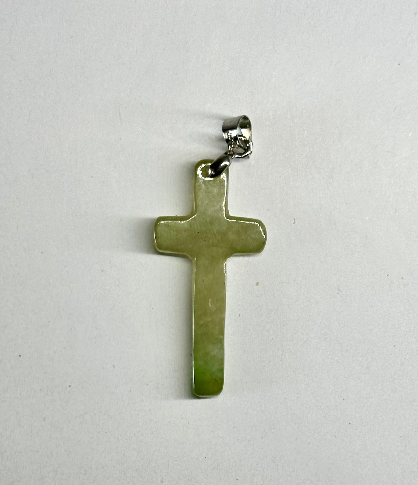 Chinese Jade Cross pendant – Caravanserai Trading Company